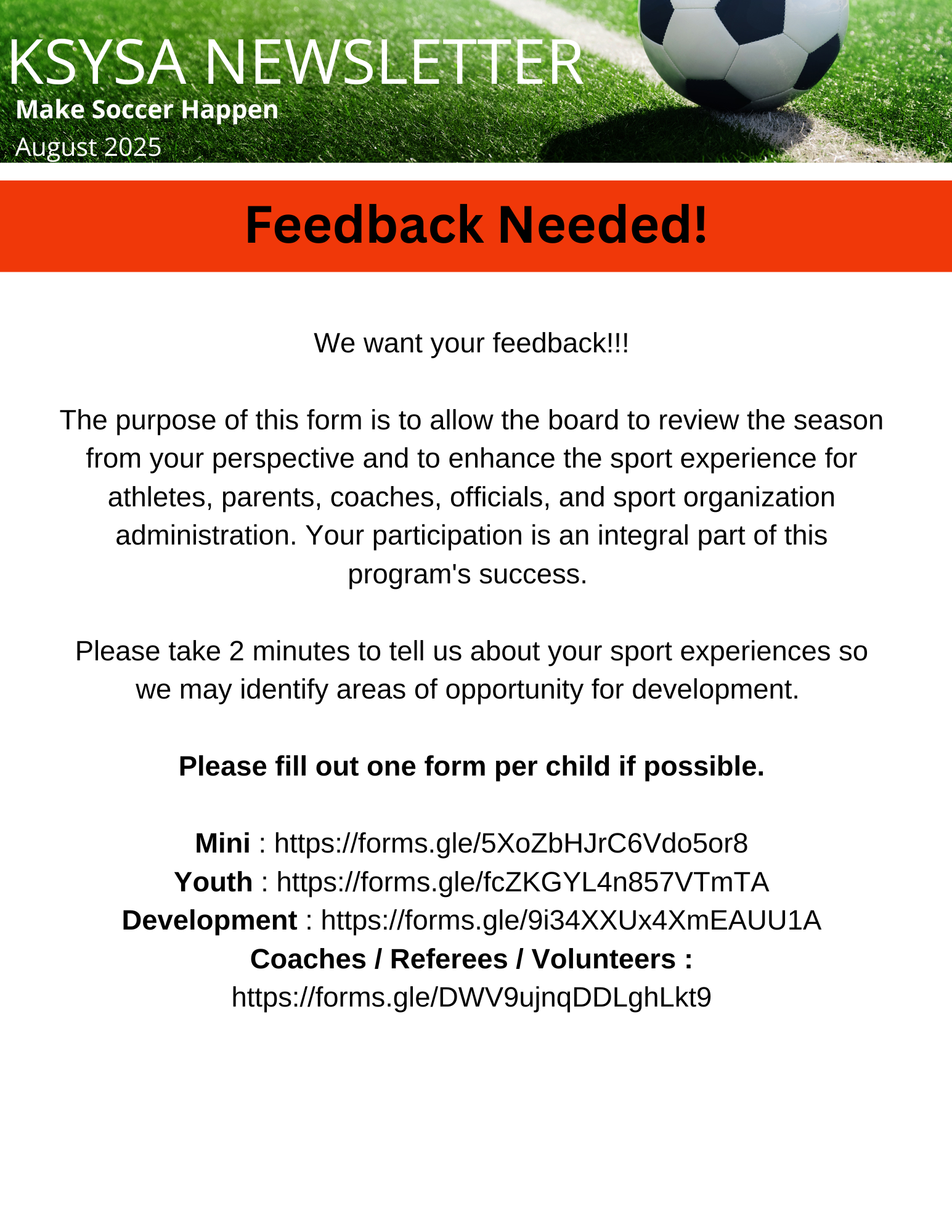 August Newsletter – Kootenay South Youth Soccer Association